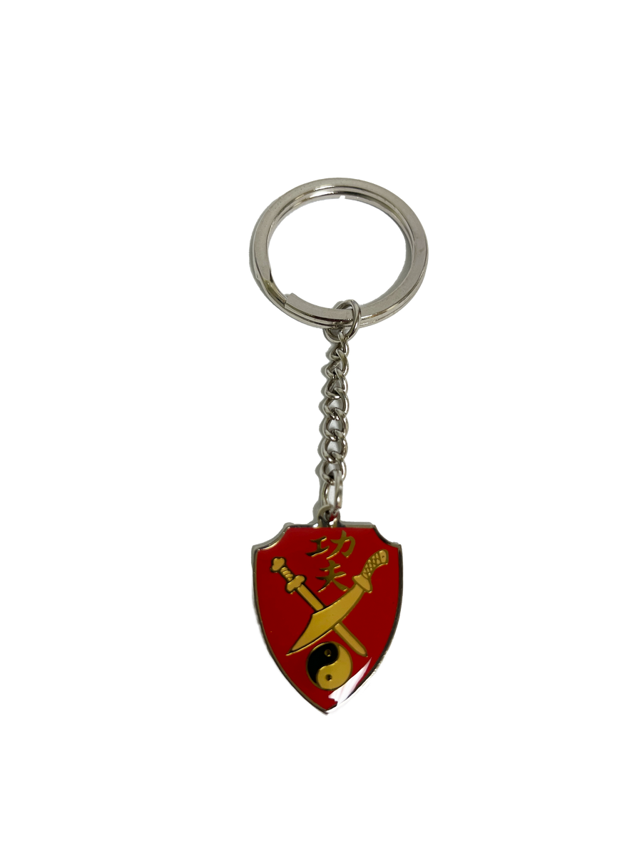 Red Kung Fu Swords Shield Keychain 01965 – Wing Lam Enterprises